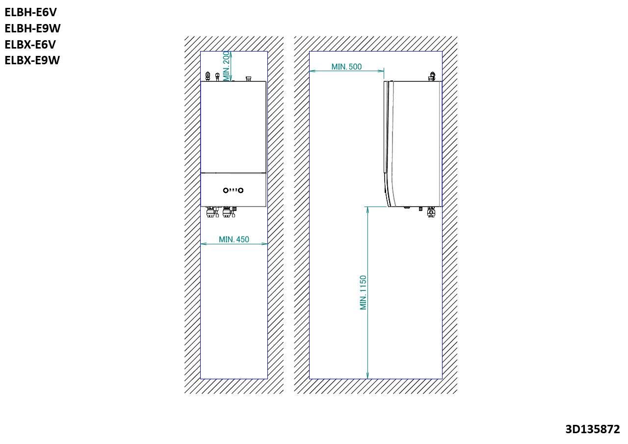 ELBH-E6V / ERRA08-12EW1 | Daikin