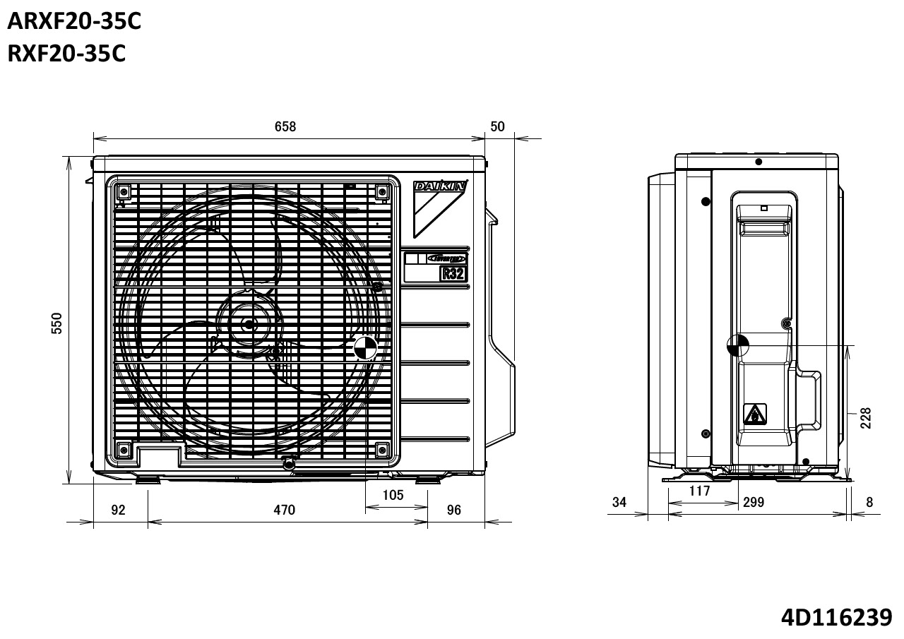 FTXF-C / RXF-C | Daikin