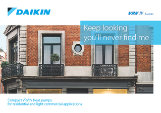VRV IV s-series | Daikin