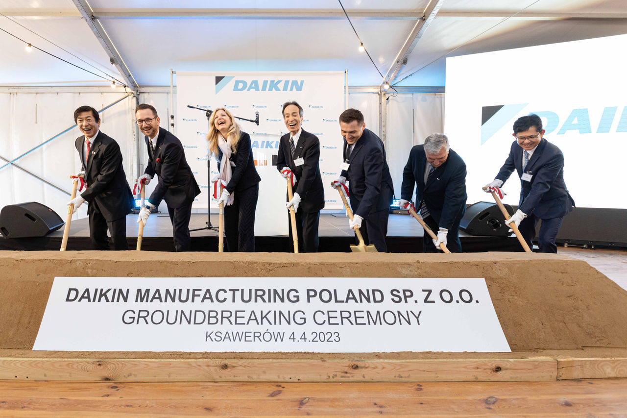 Daikin Europe kicks off construction of first Polish heat pump factory ...
