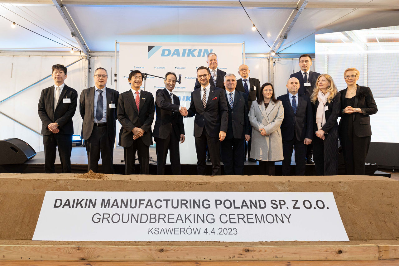Daikin Europe kicks off construction of first Polish heat pump factory ...